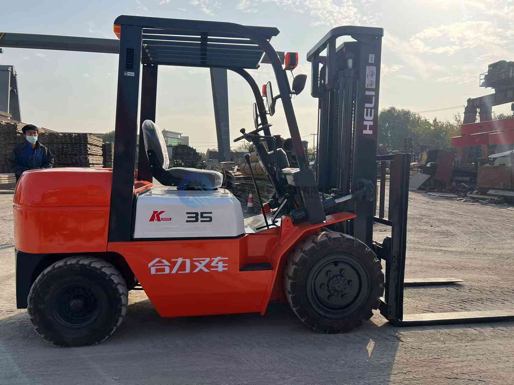 USED Heli K3.5 ton forklift FOR SELL - Quandingyi